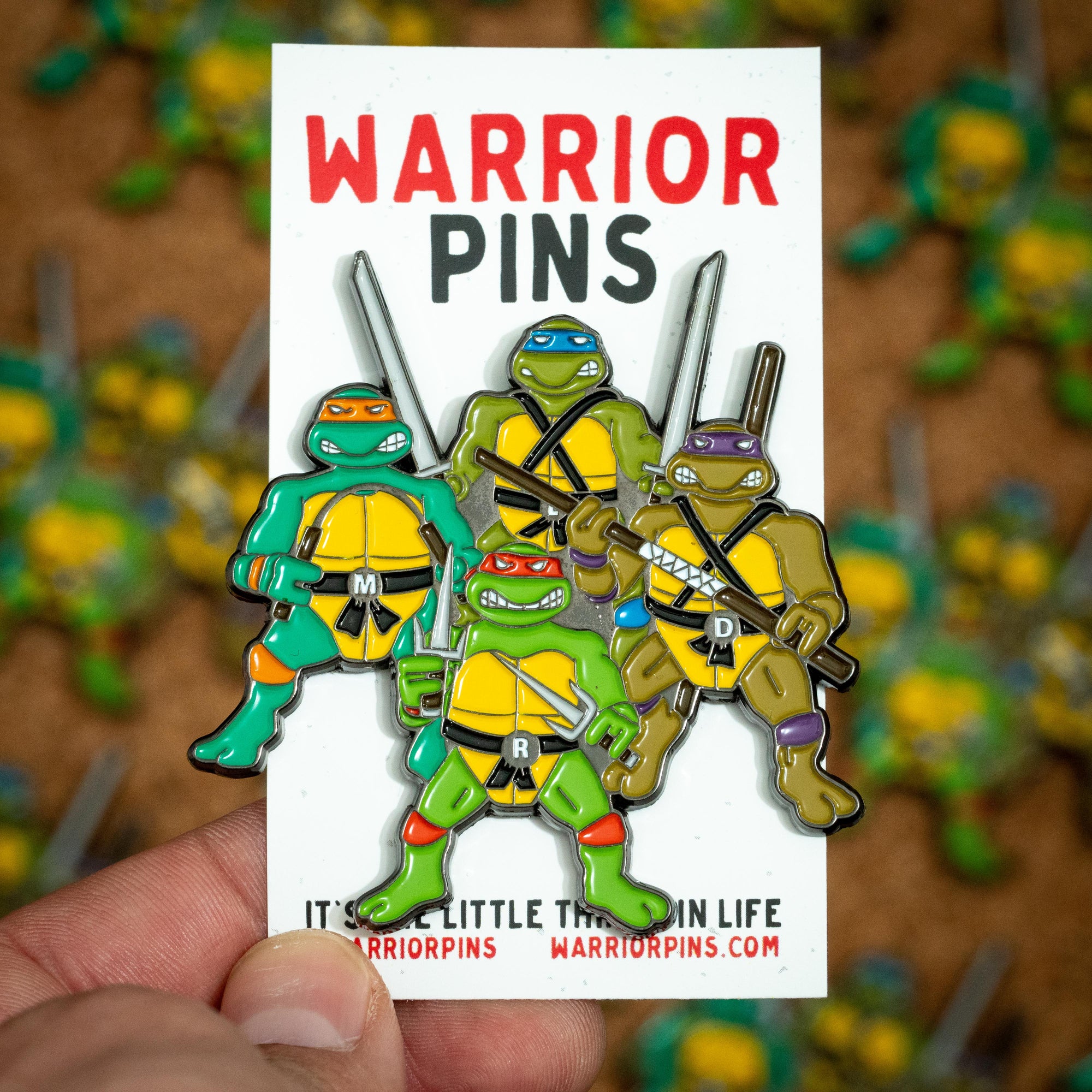 TMNT Team Up Pin - Warrior Pins