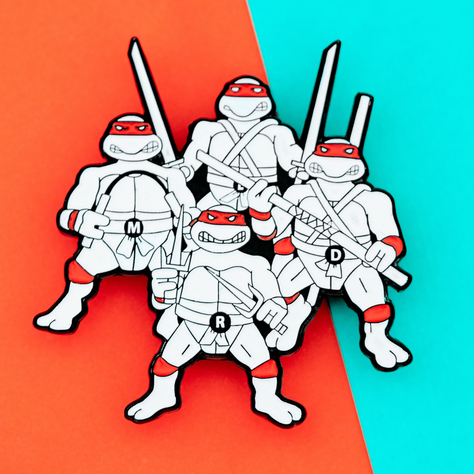 TMNT Team Up Pin - Warrior Pins