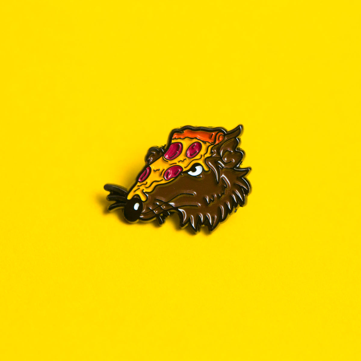 Splinter Pizza Rat Pin | Ninja Turtles TMNT Enamel Pins - Warrior Pins